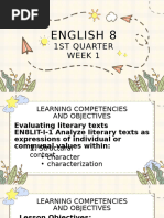 Q1 WS English 8 Lesson 1 Week 2 | PDF | Curriculum | Learning