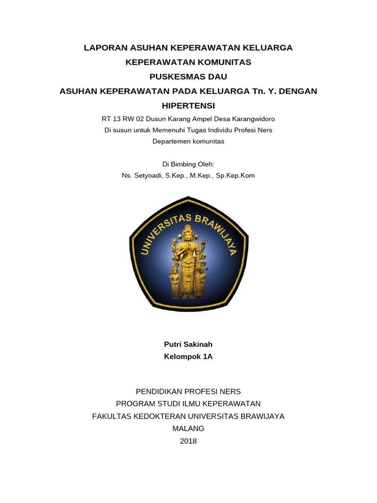 Askep Resume Hipertensi Tn. y | PDF