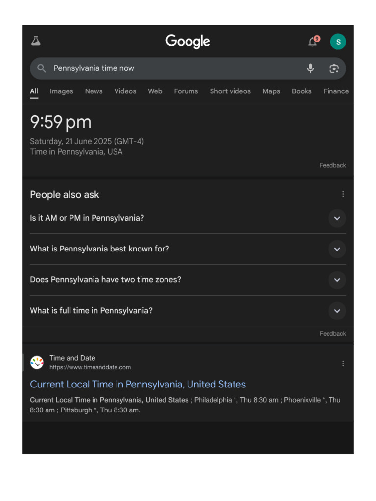 Pennsylvania Time Now - Google Search | PDF | Eastern Time Zone ...