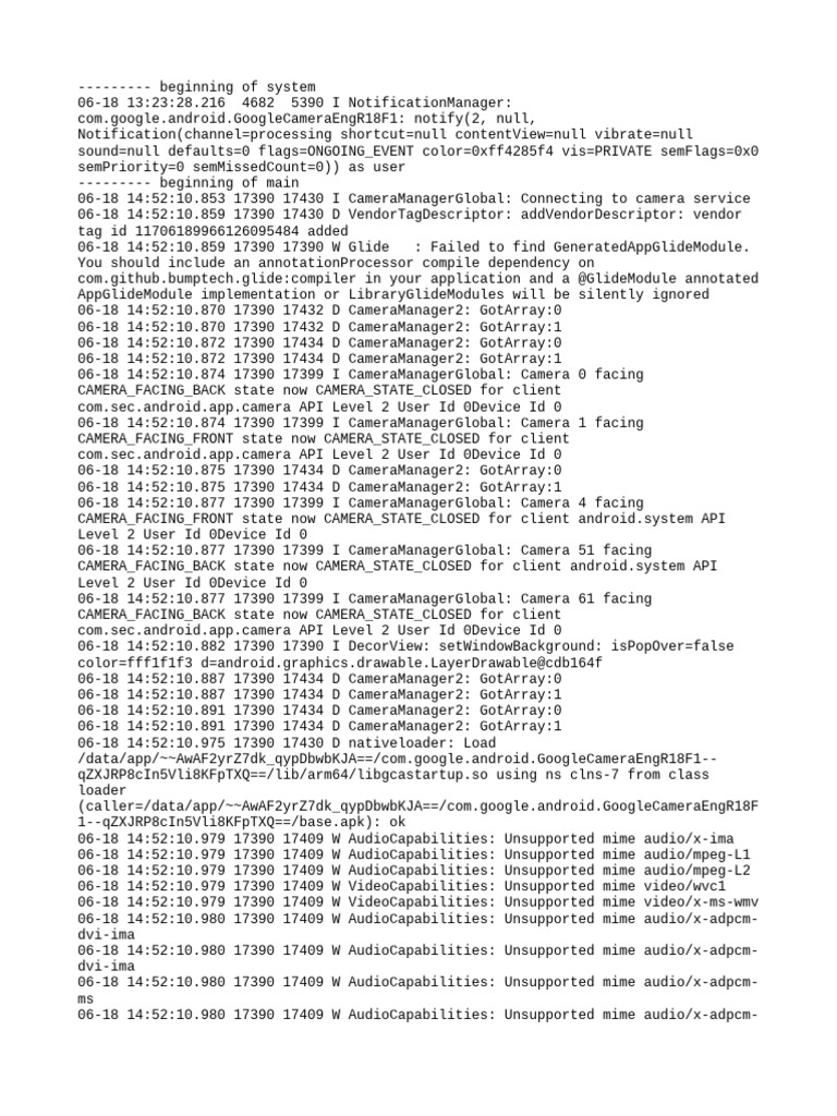 Log Cat 1750233130811 | PDF | Software | Computing