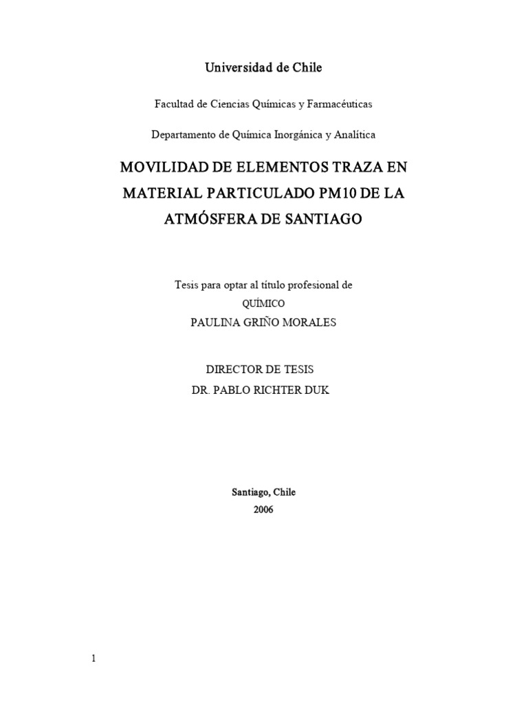 Grino P | PDF | Partículas | Contaminación