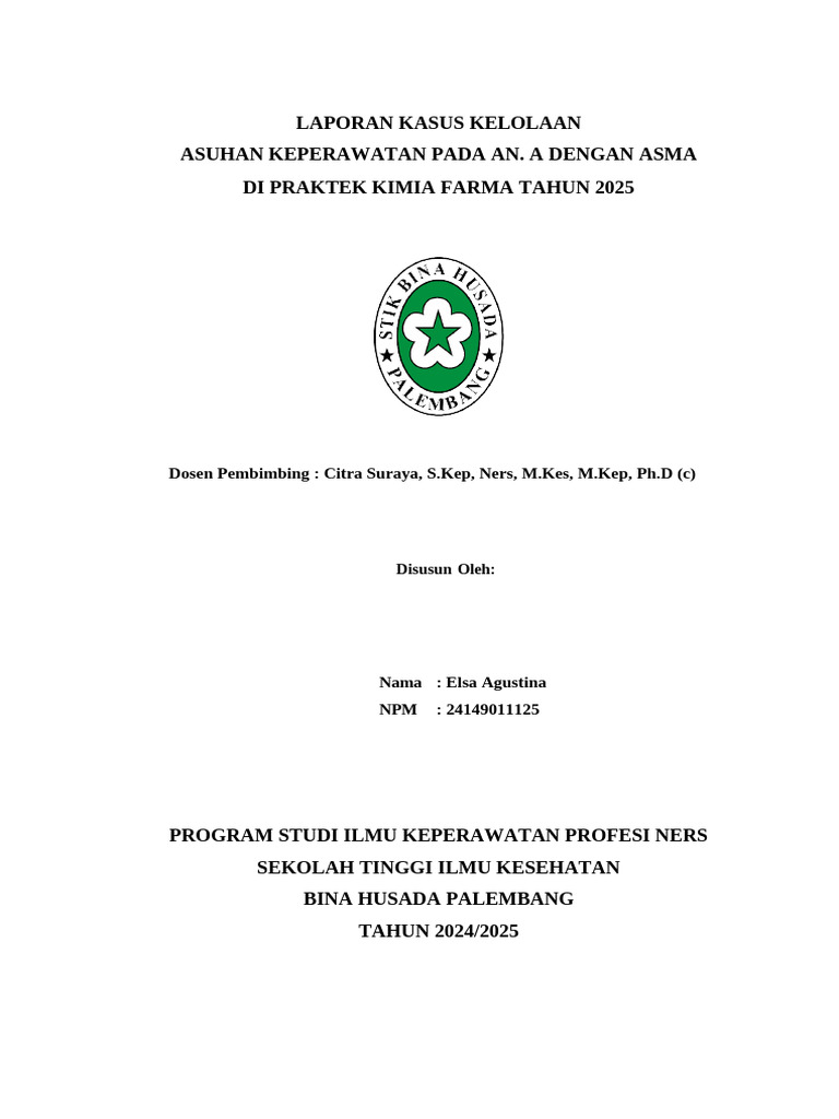 LK 2. Elsa Agustina (Asma) | PDF