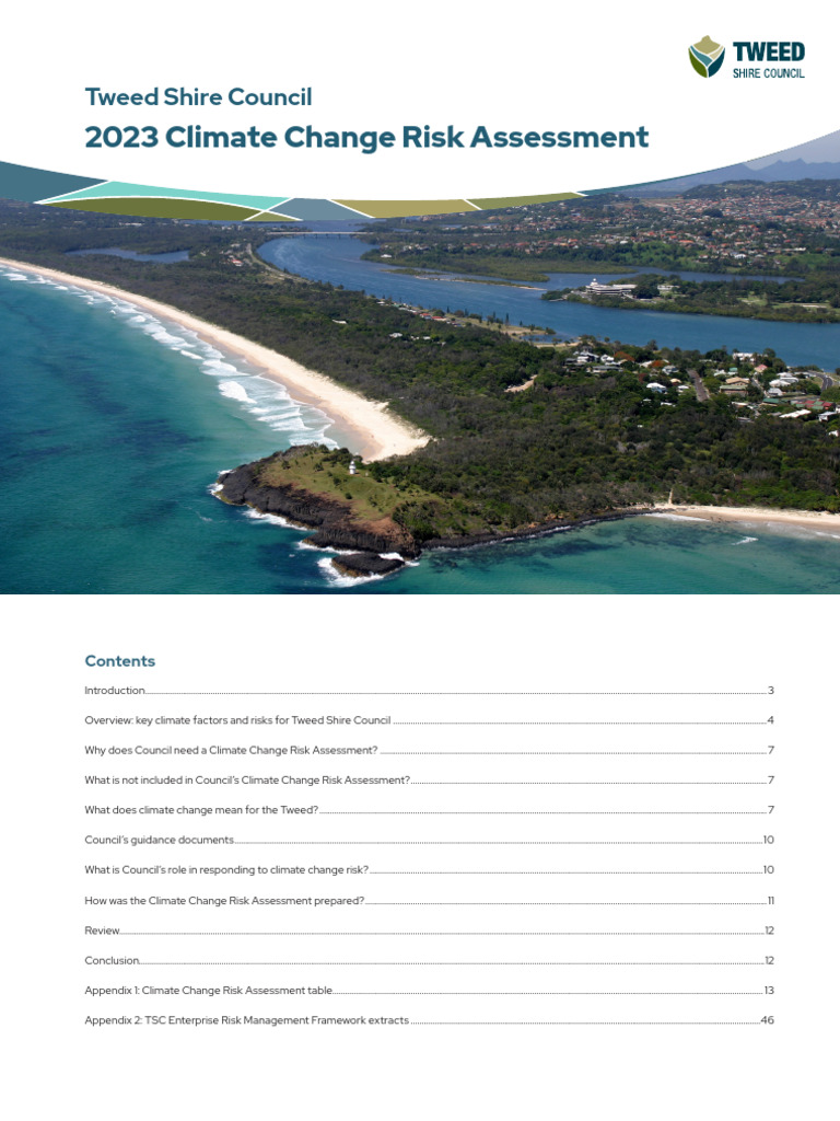 2023 TSC Climate Change Risk Assessment | PDF | Climate Change | Flood