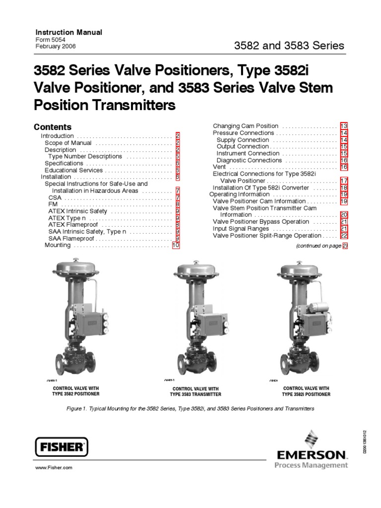 3582 Positioner | PDF