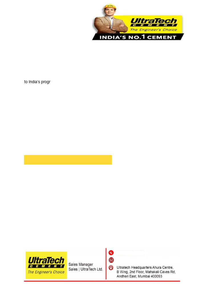 Ultratech Cement Price List 2025 | PDF