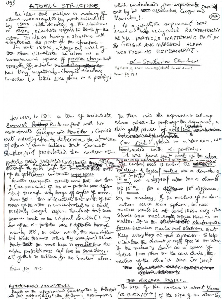 Atomic Structure Phy 004 | PDF
