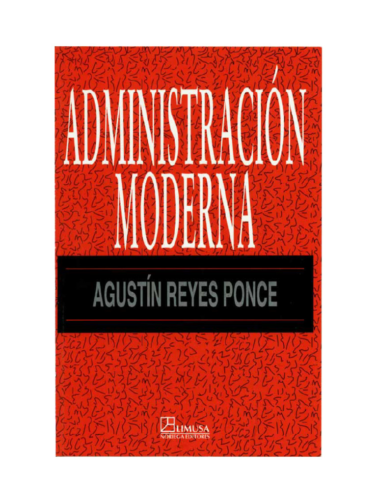 Administracion Moderna Reyes Ponce | PDF