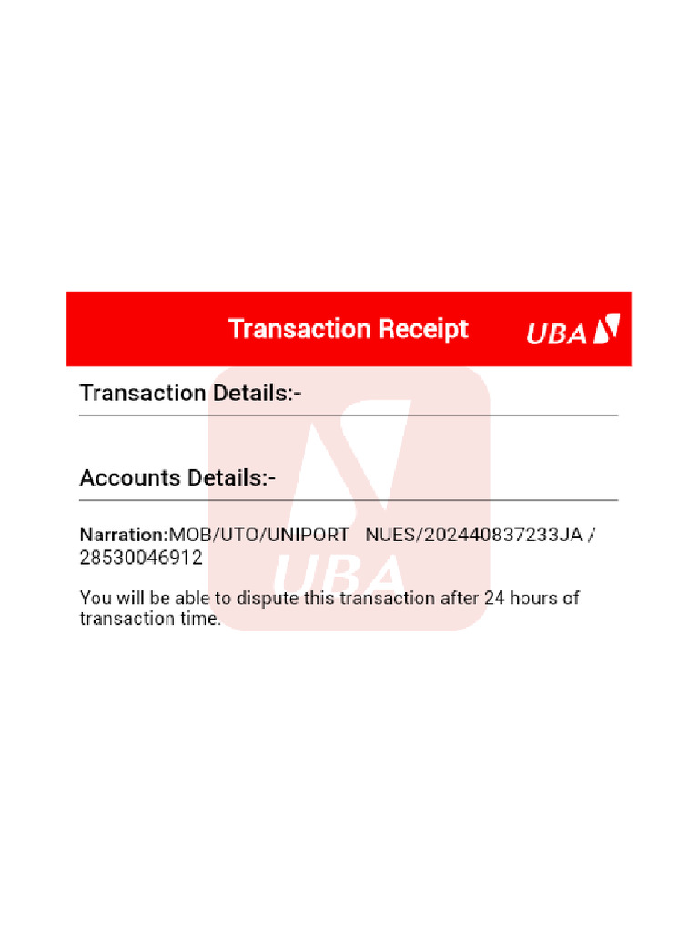 Transaction Receiptnull | PDF