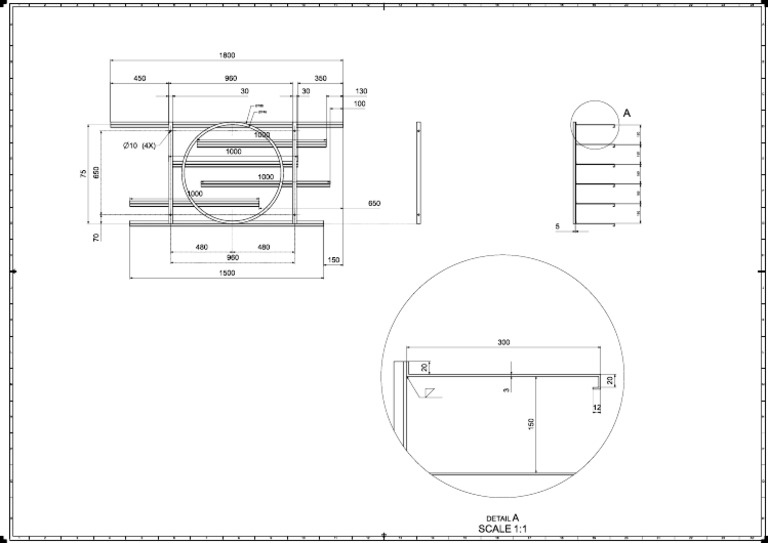 Scaffale Tondo DWG | PDF