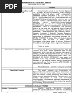 Army Change of Command Ceremony Script | PDF | Company (Military Unit ...