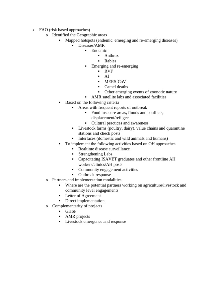 FAO Risk Based | PDF