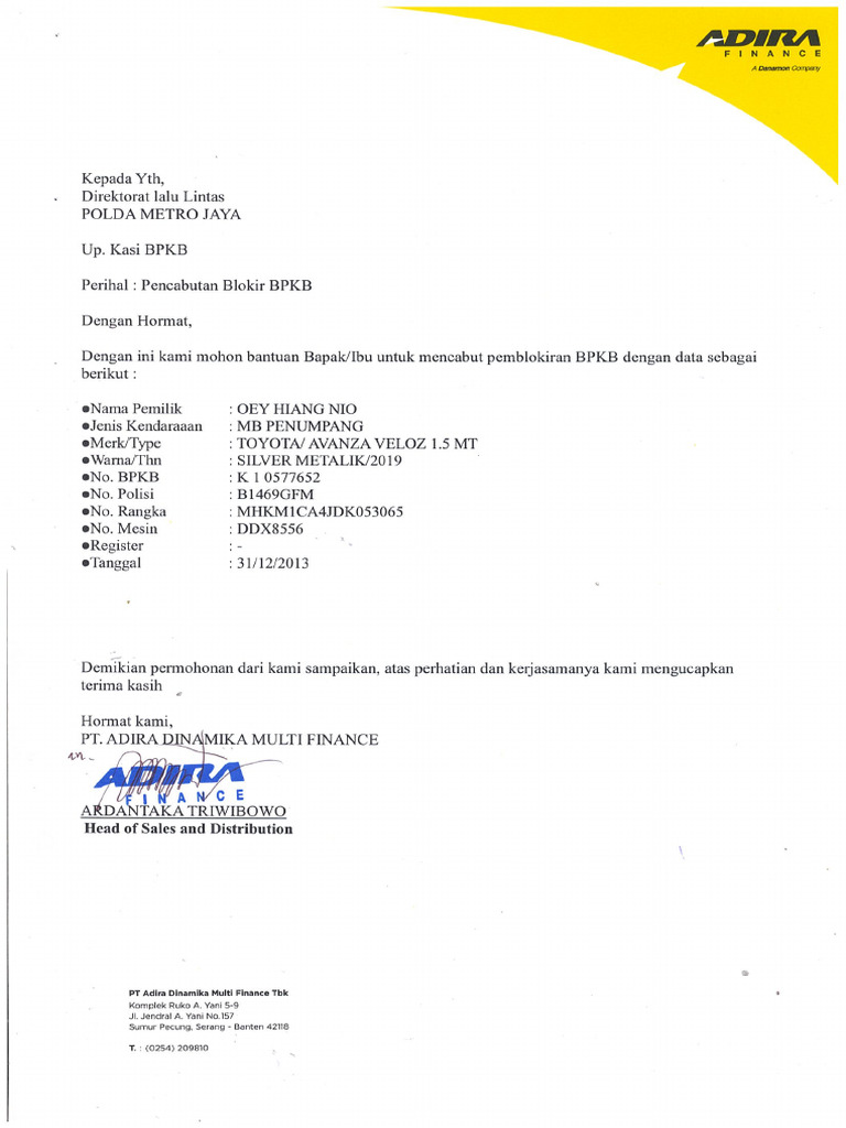 Buka Blokir 040625 | PDF