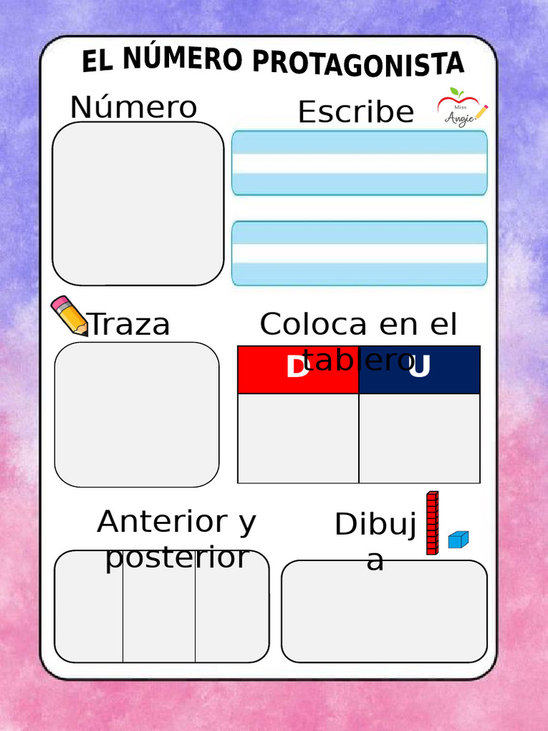 En Número Protagonista-Plantilla | PDF