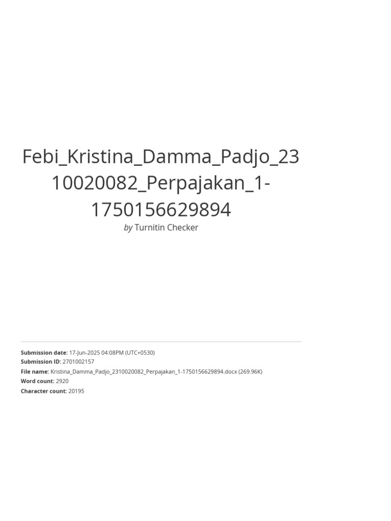 Febi Kristina Damma Padjo 2310020082 Perpajakan 1-1750156629894 | PDF