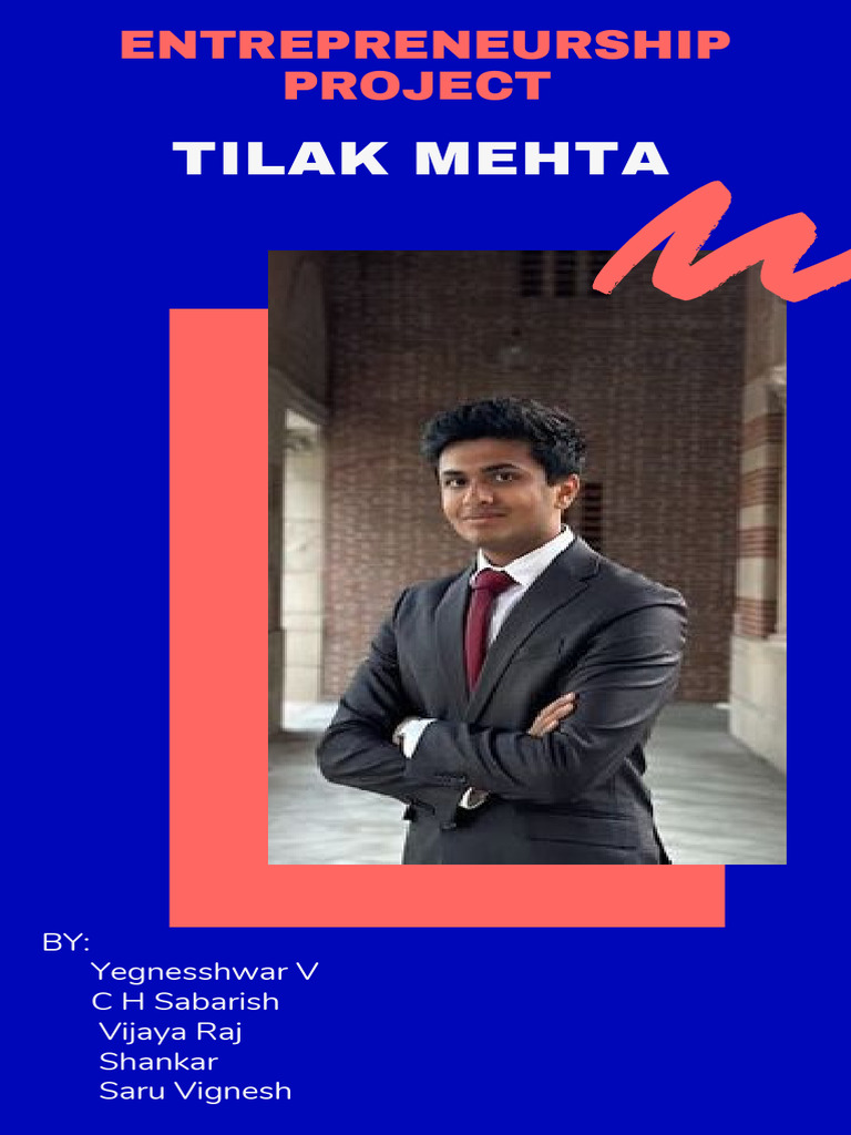 Entrepreneurship Development Project | PDF | Entrepreneurship | Startup Company