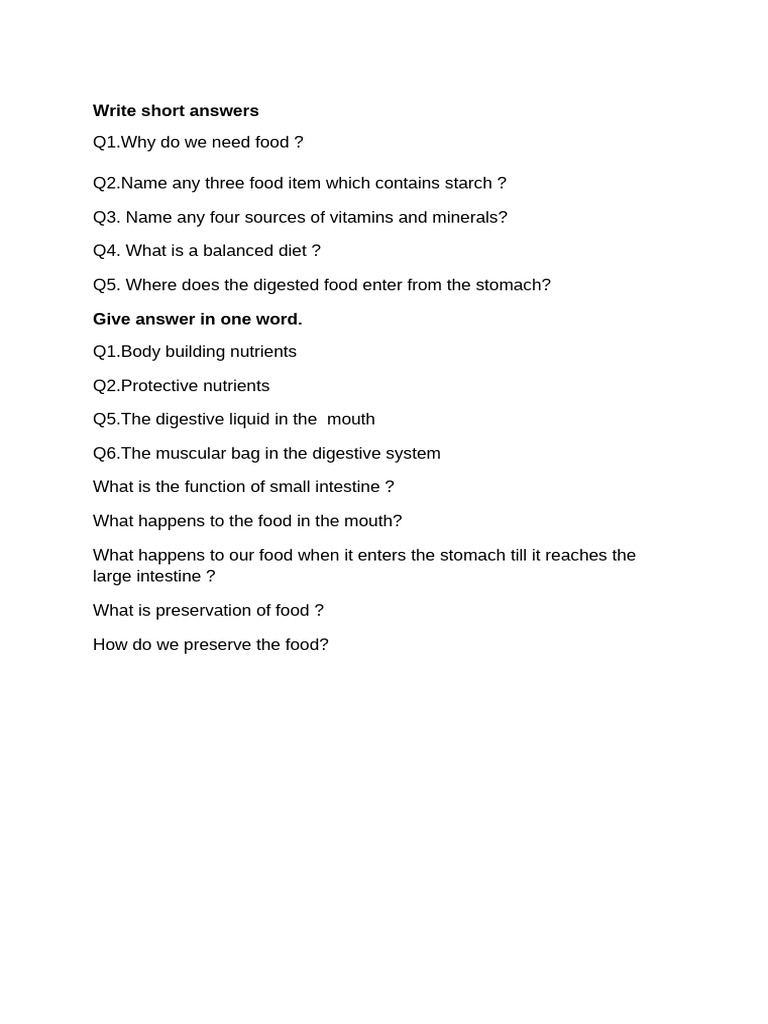 Aadithyan Science Chapter 1 Questions | PDF