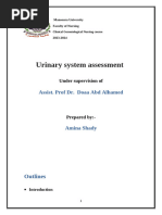 Urological History Taking Guide | PDF | Urinary Tract Infection ...