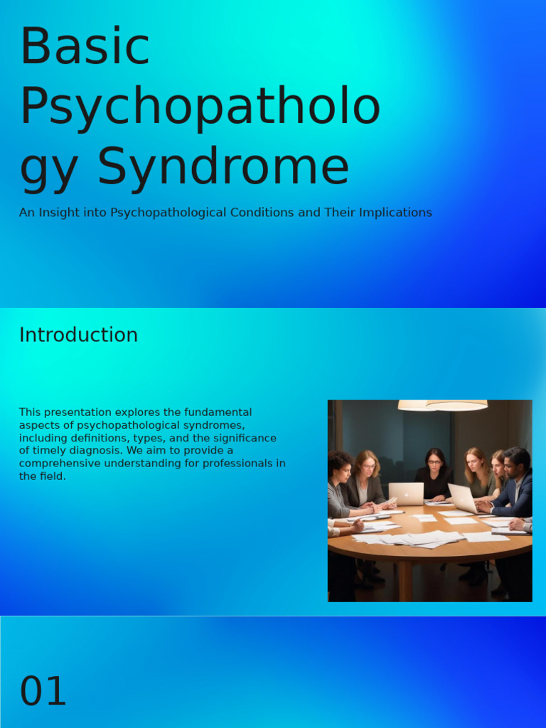 Basic Psychopathology Syndrome | PDF | Mental Disorder | Psychopathology