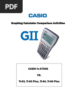 Casio Cheat Sheet | PDF | Equations | Function (Mathematics)