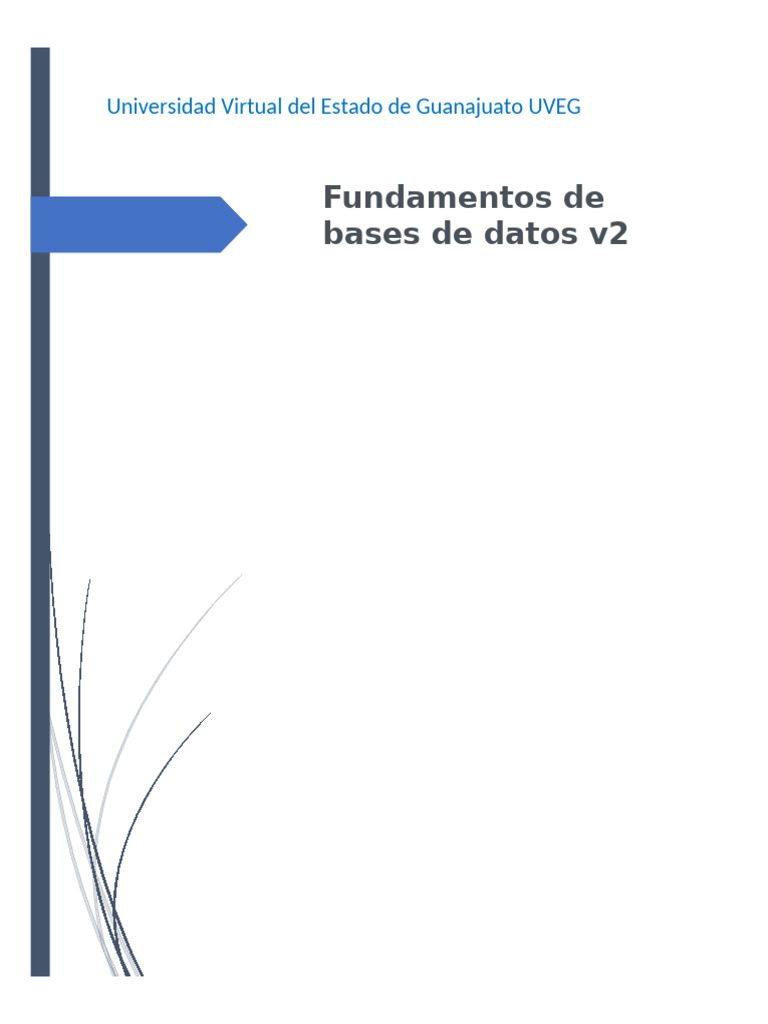 Fundamentos Bases de Datos | PDF | Bases de datos | SQL