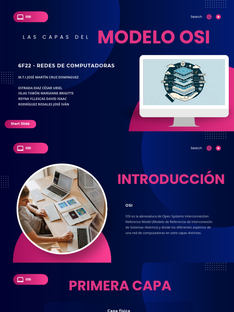 Las Capas Del Modelo OSI | PDF | Modelo osi | Red de computadoras