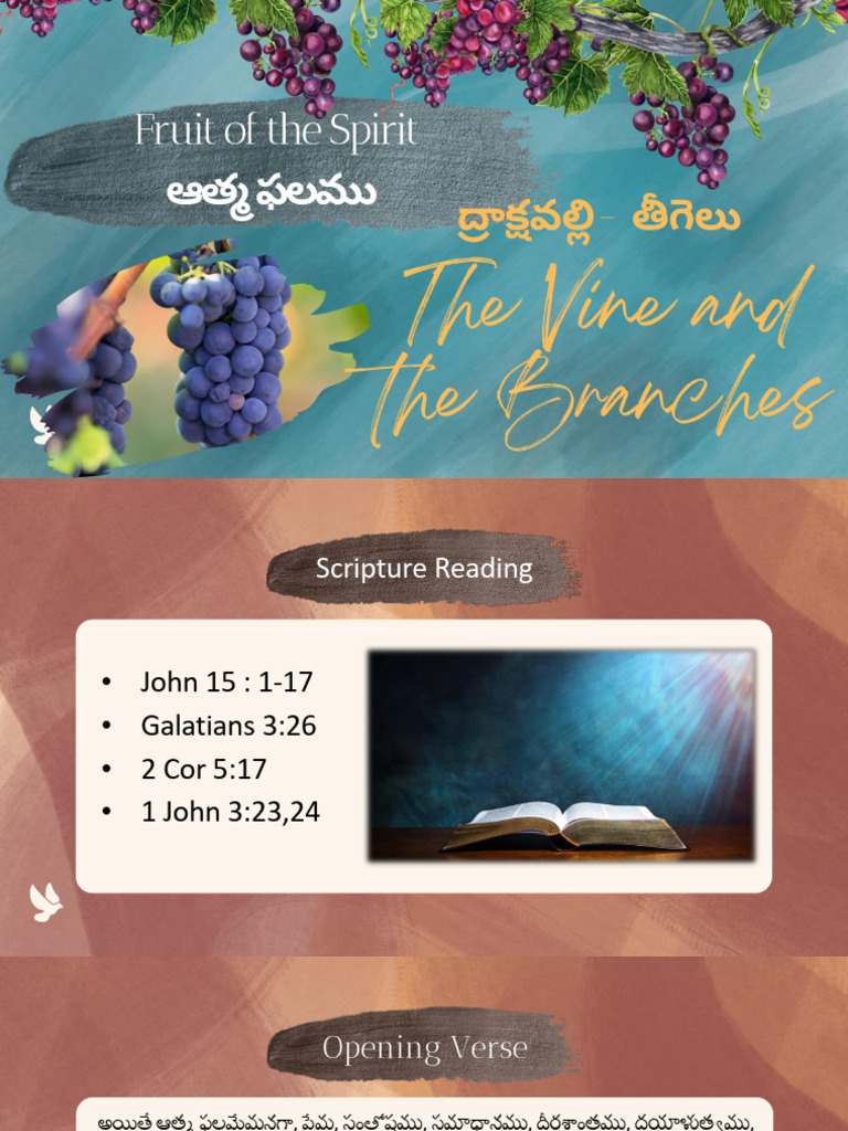 01 - Lesson - Vine and The Branches | PDF