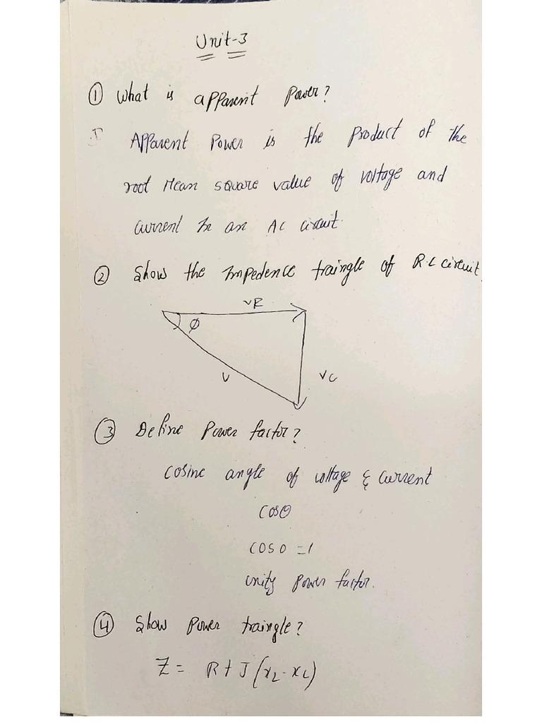 Network Analysis Mid 2 - 2marks | PDF