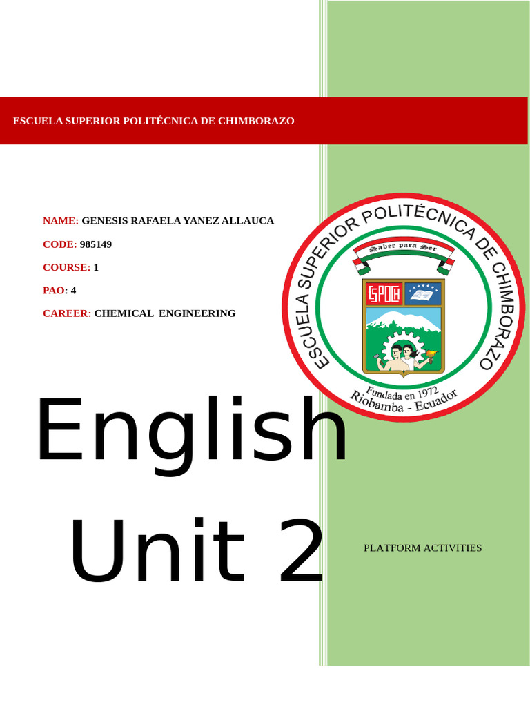 Platform Activities Pdf