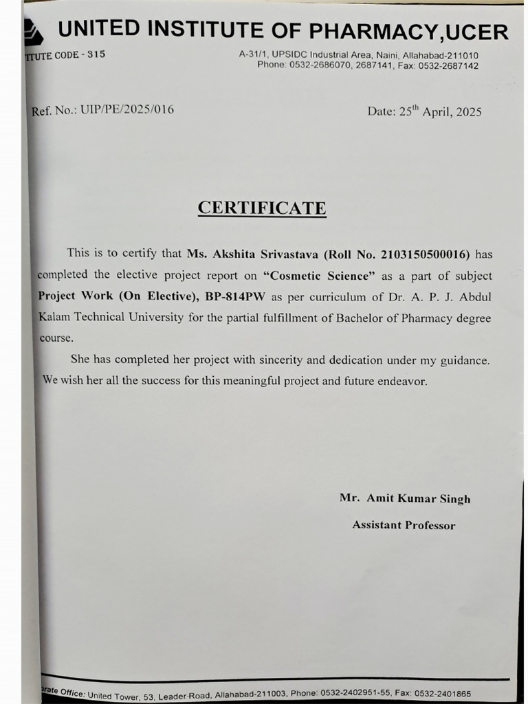 Project Front Page | PDF