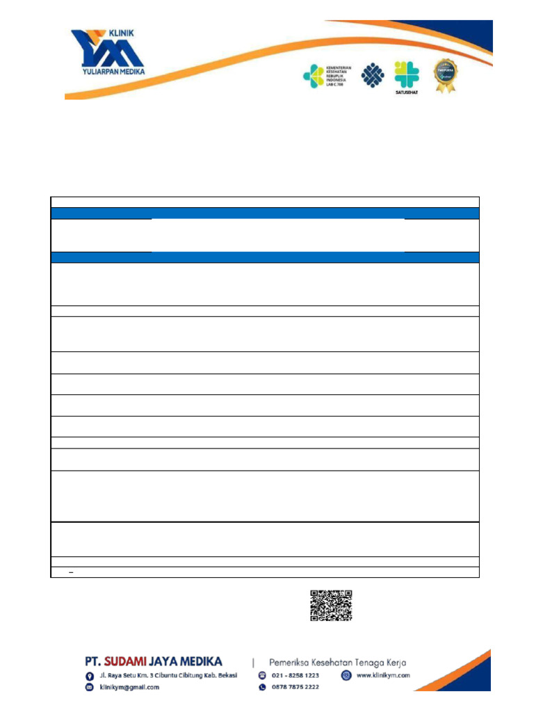 Contoh Format Mcu Yuliarpan Medika | PDF
