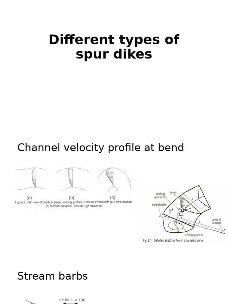 Types of Bank Protection Structures in River | PDF