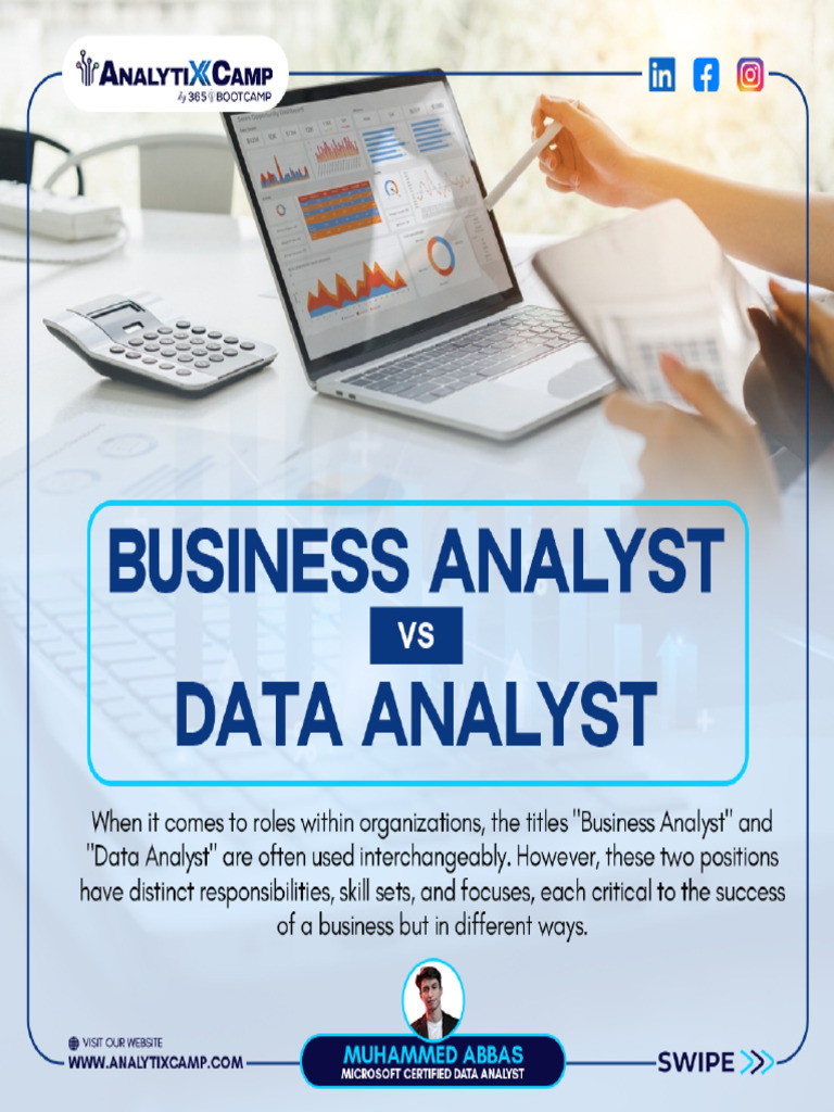 Business Analyst Vs Data Analyst | PDF