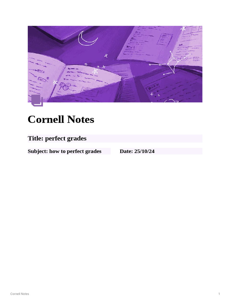 Cornel Notes - Prefect Notes. | PDF | Neural Oscillation | Neuroscience