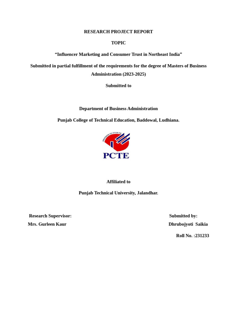 Final Project | PDF | Brand | Marketing