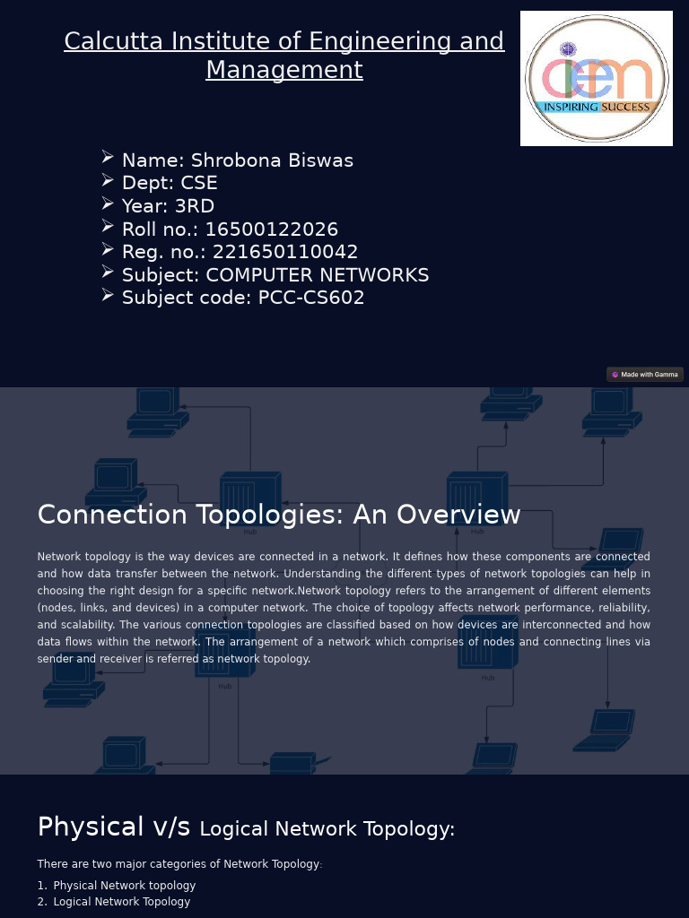 Connection Topologies An Overview | PDF | Network Topology | Computer ...