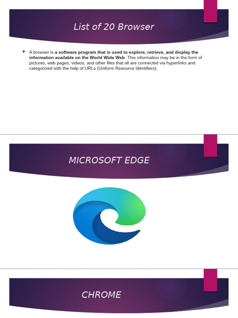 List of 20 Browser | PDF