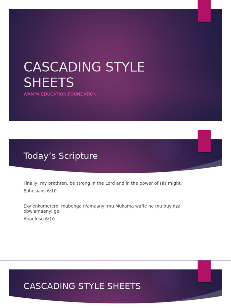 Cascading Style Sheets | PDF