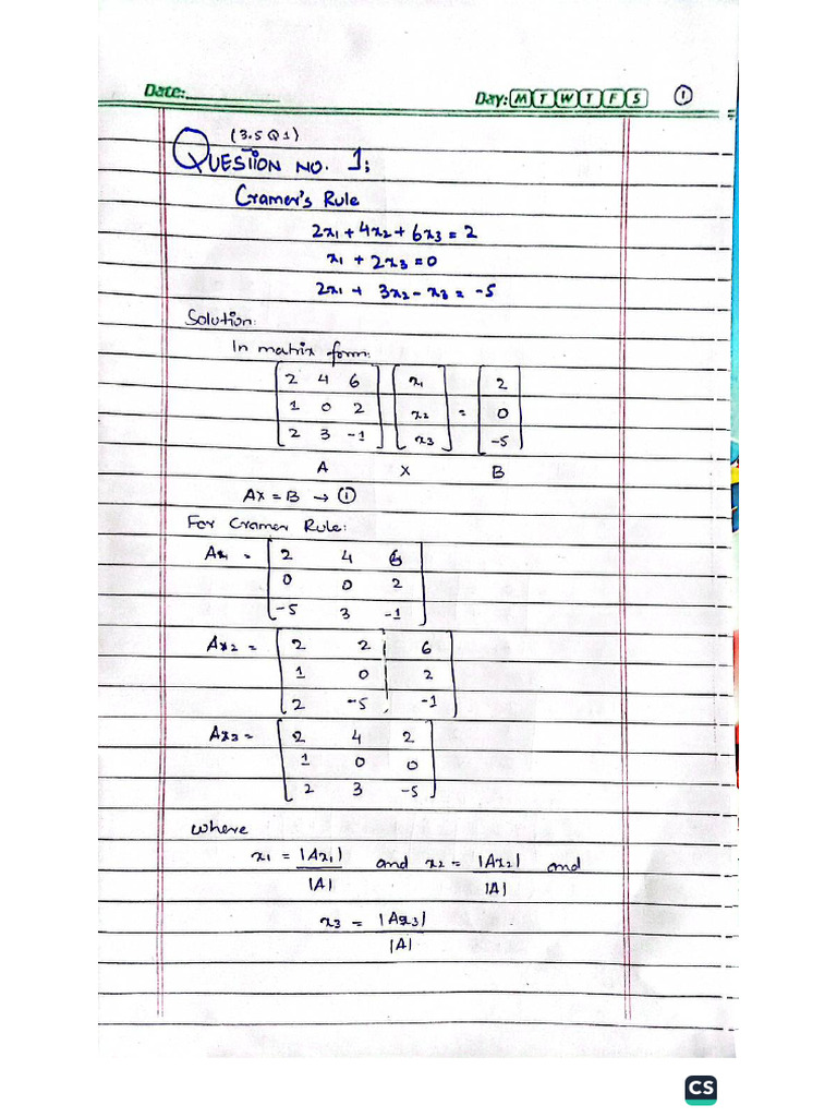 Algebra Assignment 2 | PDF