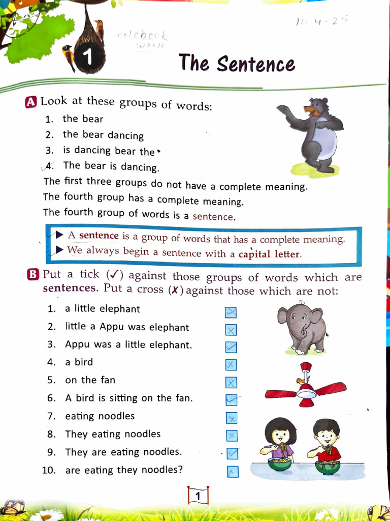 Class 2 English Grammernotes | PDF | Chess Openings | Chess