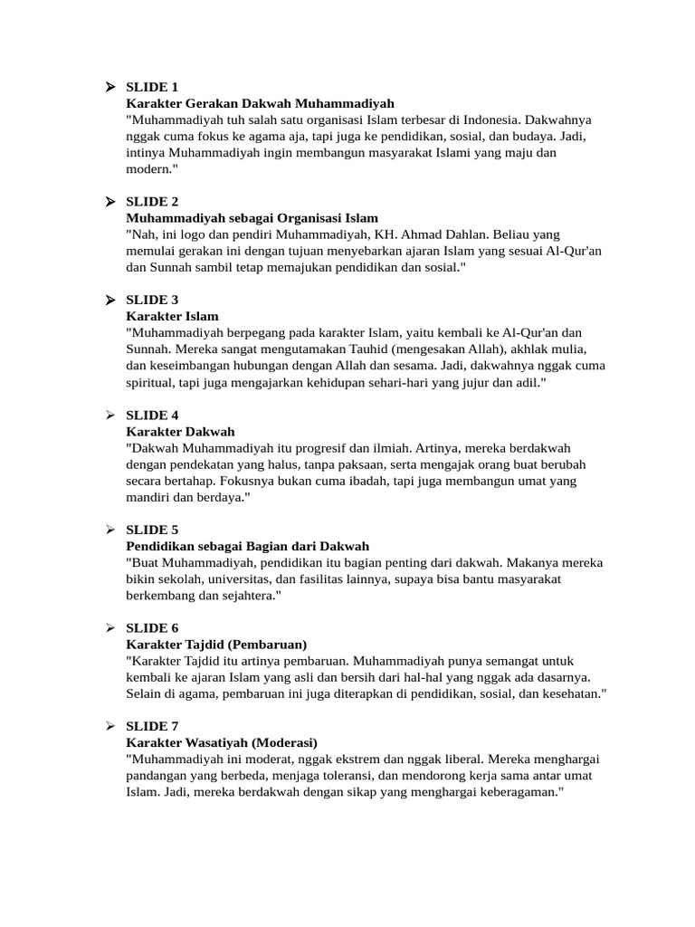 Penjelasan Presentasi Chandra | PDF