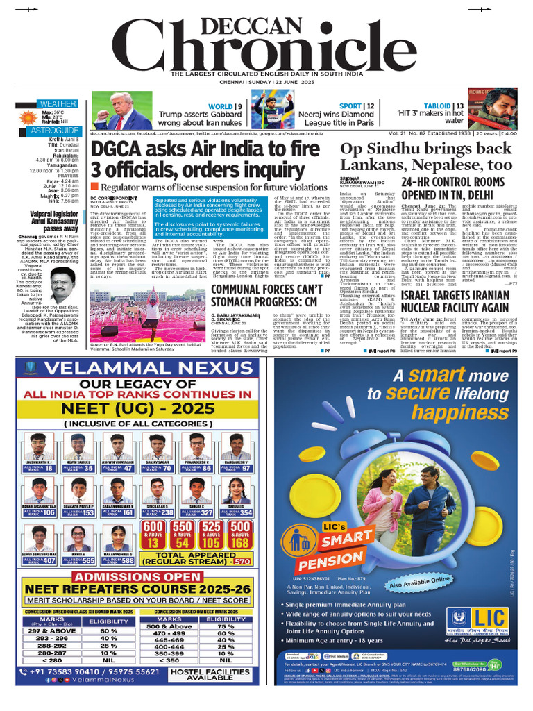 Chennai_DC_22-06-2025 | PDF