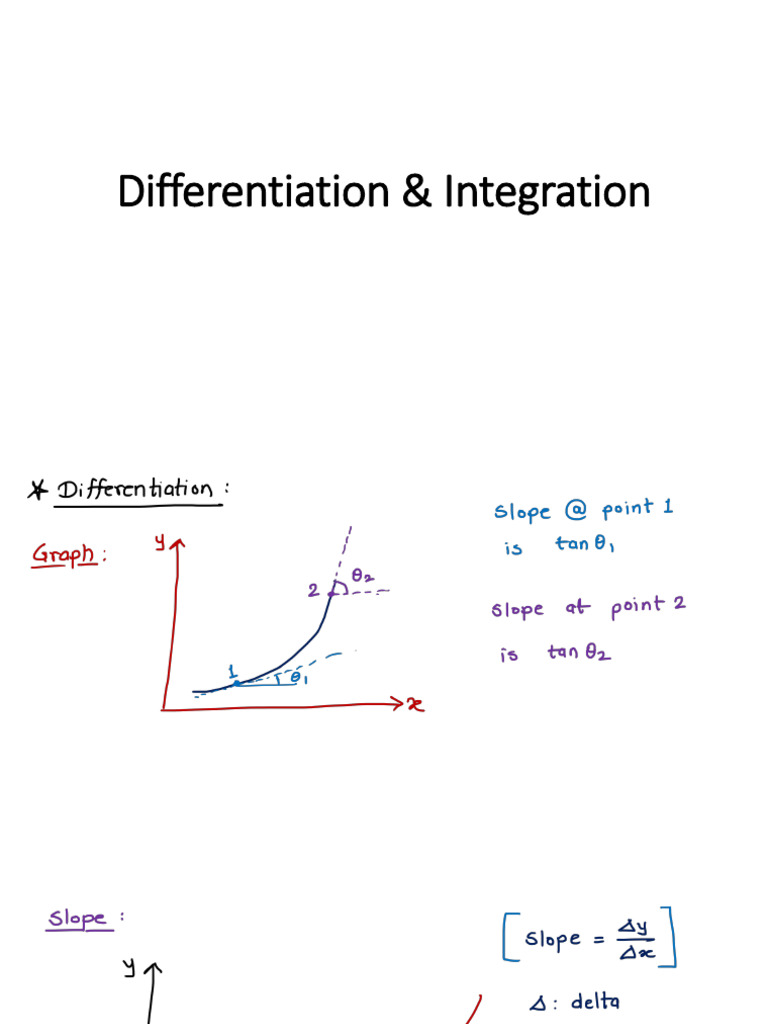 Differentiation | PDF