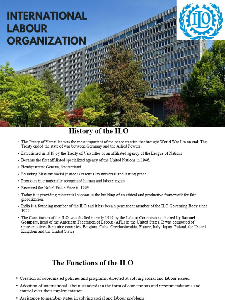 International Labour Organization | PDF | Cost Of Living | International Labour Organization