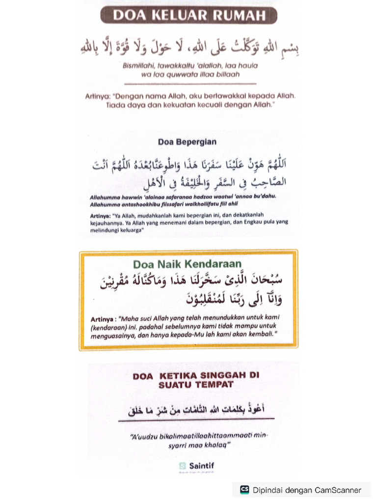Doa Safar | PDF