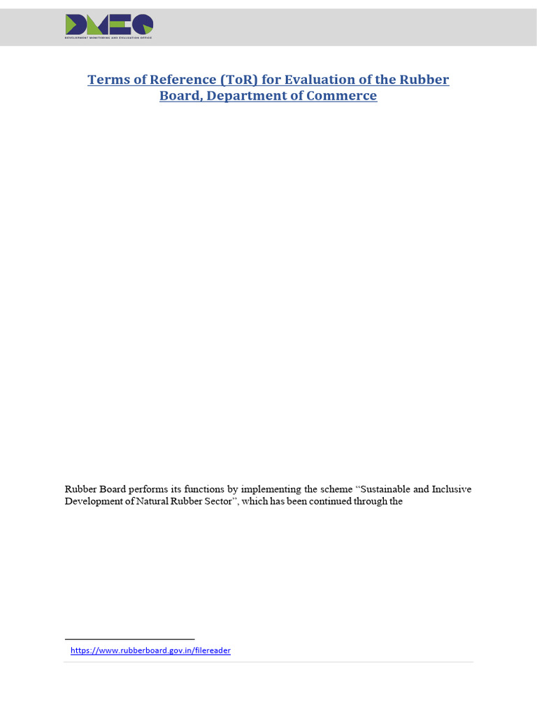 Rubber Document | PDF | Evaluation | Sustainability