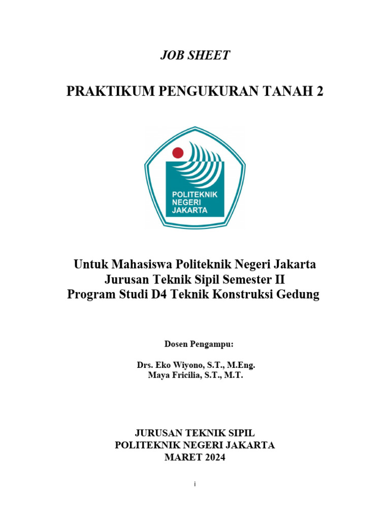 Jobsheet Pengenalan Theodolite-1 | PDF