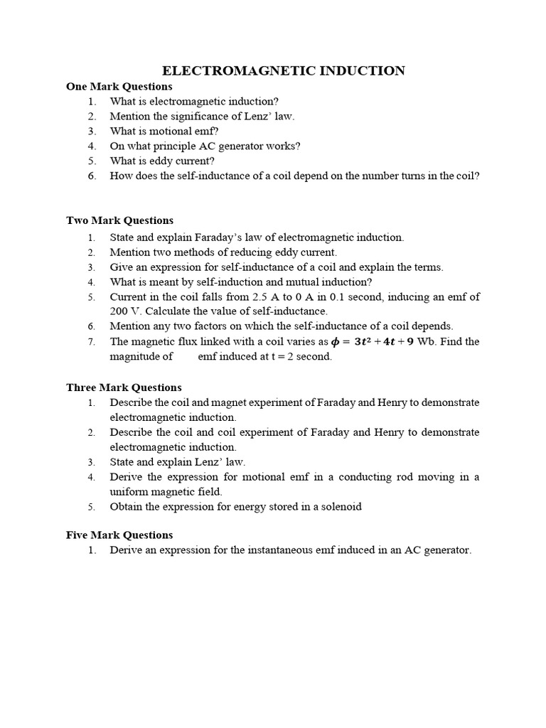 Physics Assignment Emi | PDF
