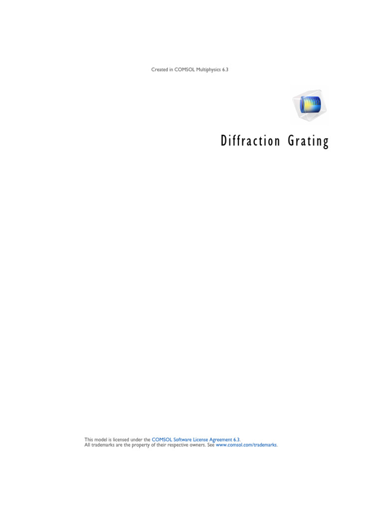 Models - Roptics.diffraction Grating | PDF | Waves | Optics
