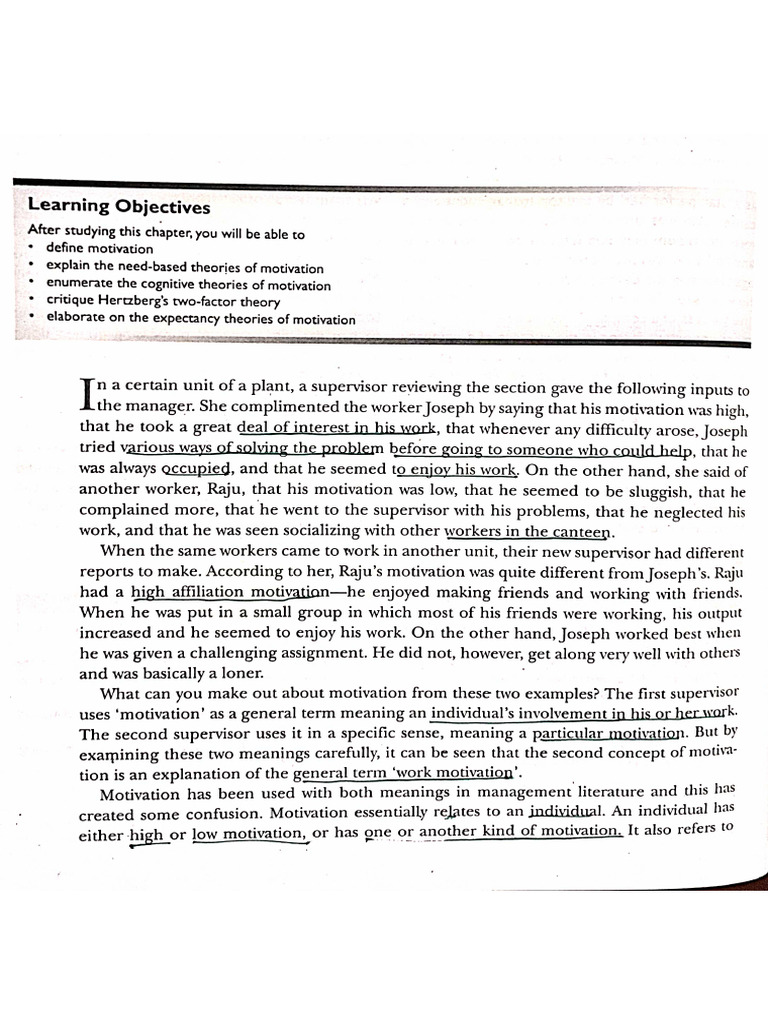 Work Motivation Theories (S. Khanna) | PDF