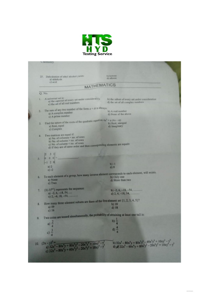 MUET Past Paper 2018 | PDF